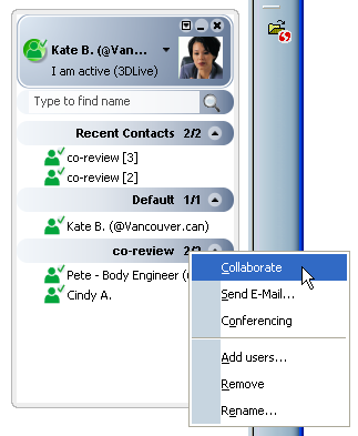 Collaborating Between Multiple Users